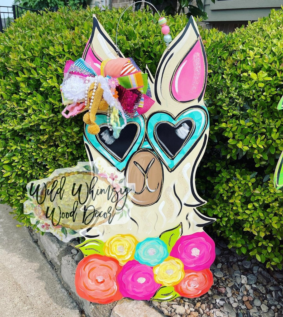Wild Whimsy Wood Decor Llama – Kitsch And Confetti