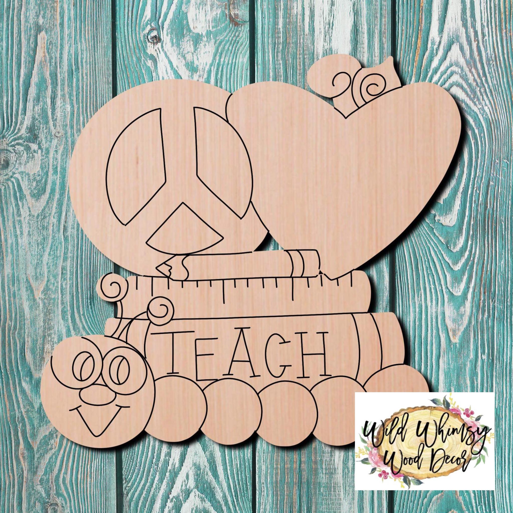 Wild Whimsy Wood Decor Classroom Sign – Kitsch And Confetti