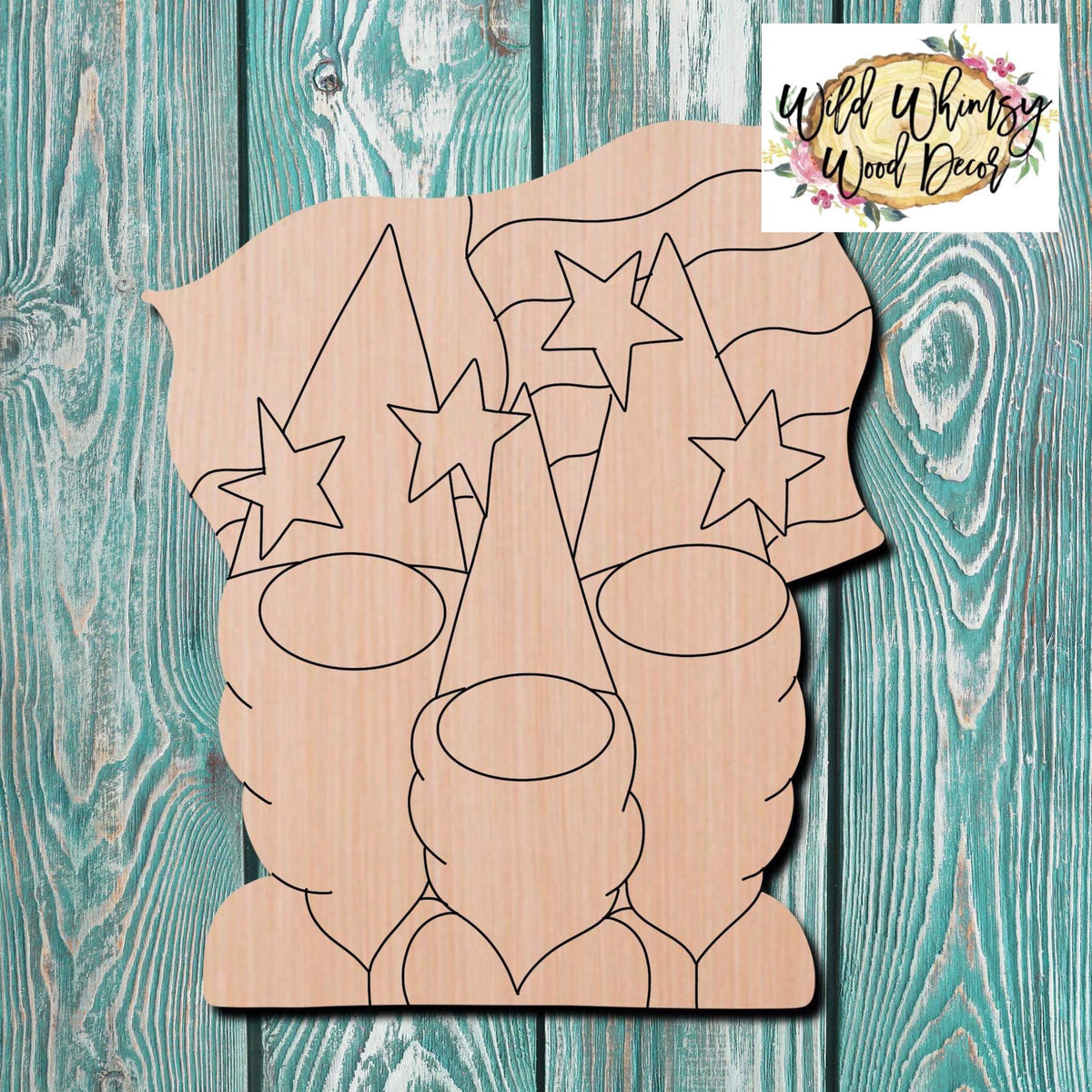 Wild Whimsy Wood Decor Patriotic Gnomes – Kitsch And Confetti