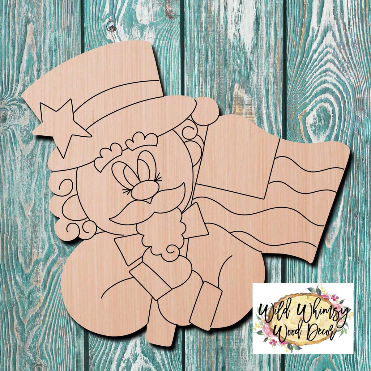 Wild Whimsy Wood Decor Uncle Sam – Kitsch And Confetti