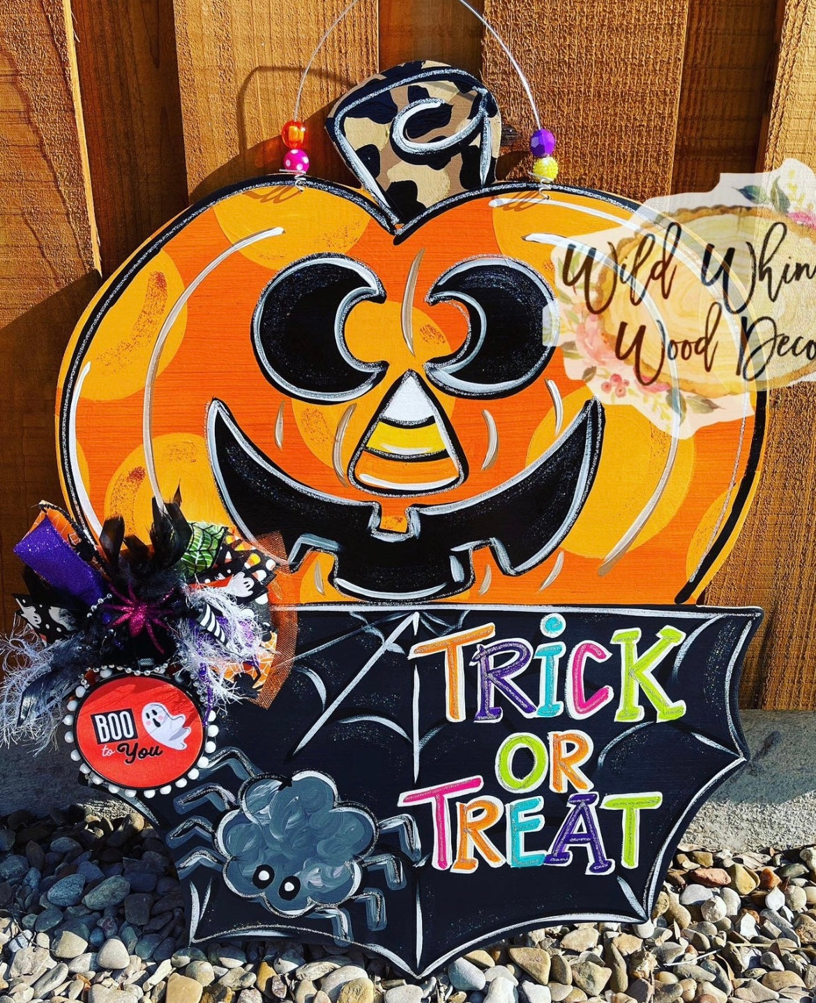 Wild Whimsy Wood Decor Jack O Lantern – Kitsch And Confetti