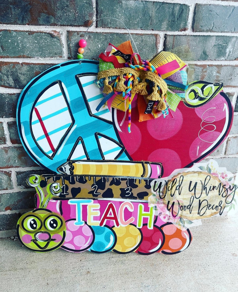 Wild Whimsy Wood Decor Classroom Sign – Kitsch And Confetti