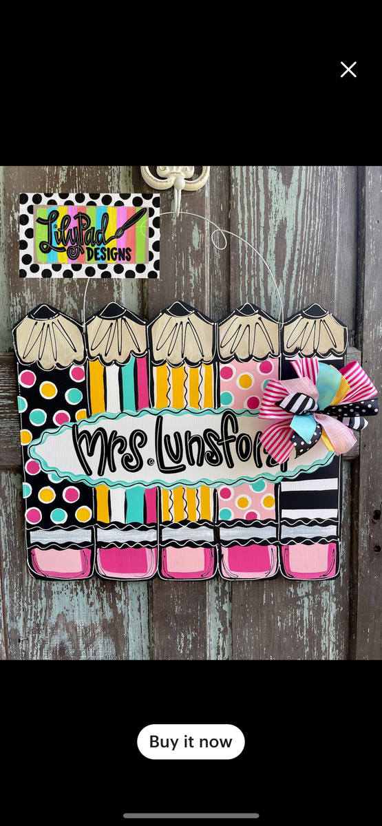 Lilypad Designs Teacher Pencil – Kitsch And Confetti