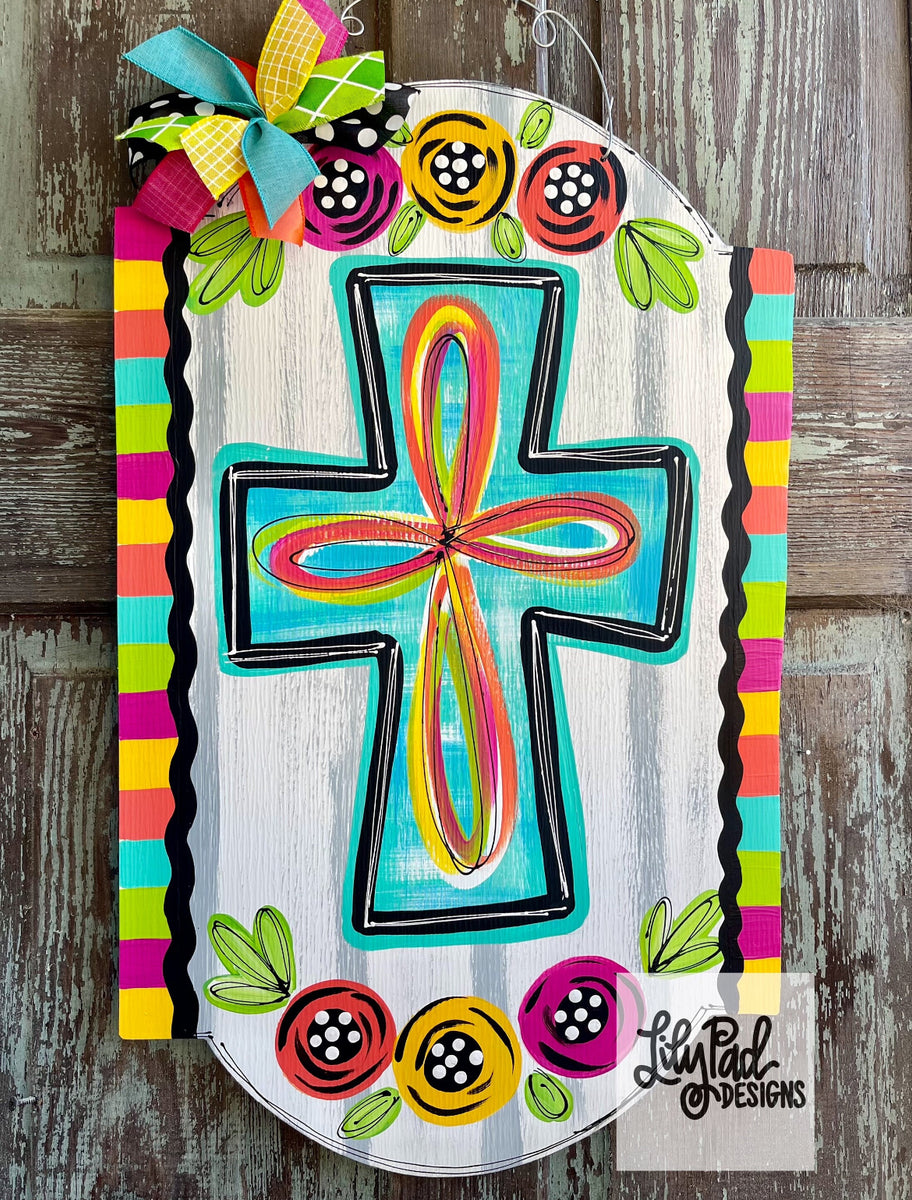 Lilypad Designs Floral Cross – Kitsch And Confetti