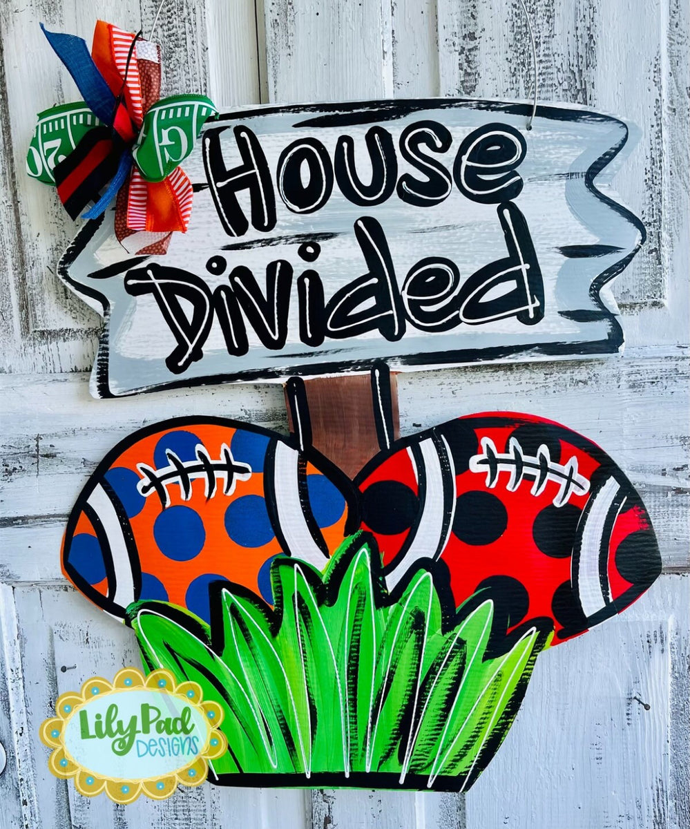 Lilypad Designs House Divided Wooden Cutout – Kitsch And Confetti