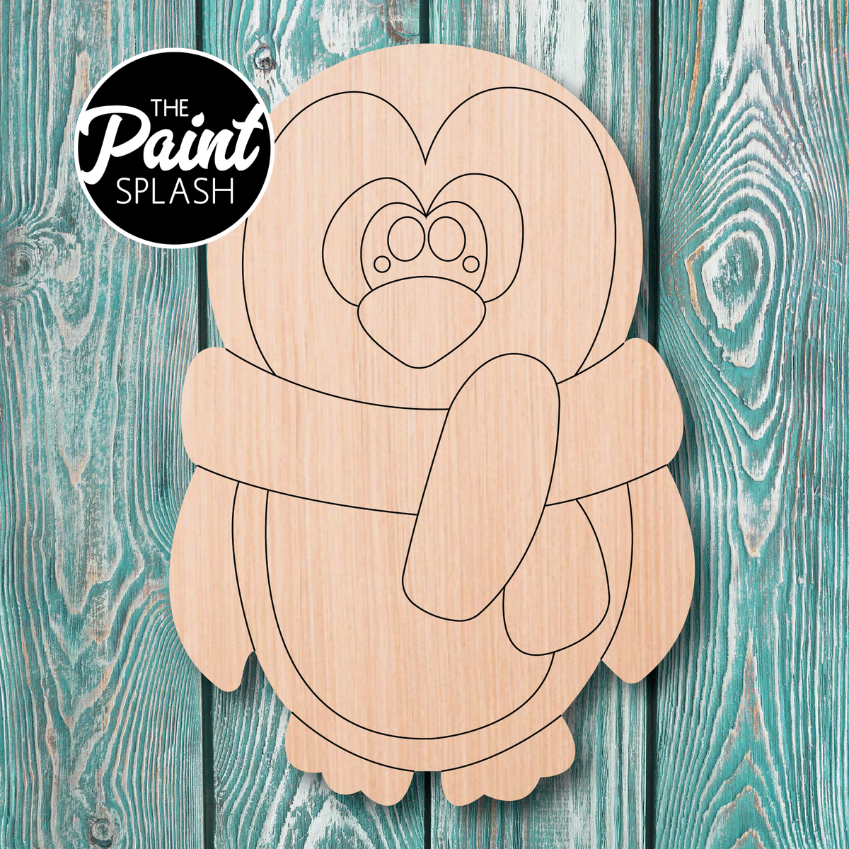 The Paint Splash Penguin Cutout – Kitsch And Confetti